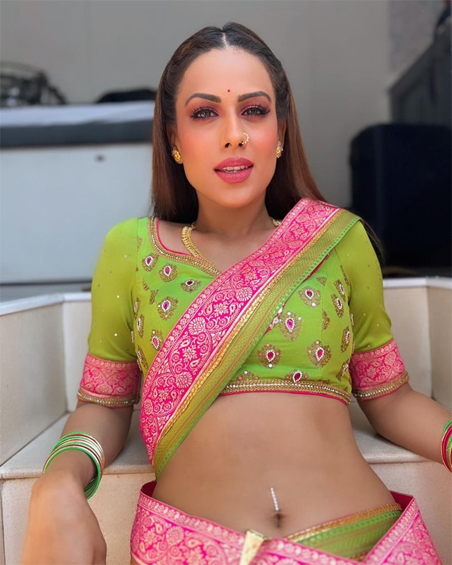 Nia Sharma Stuns in Smoking Hot Avatar as Marathi Mulgi - See Viral Photos