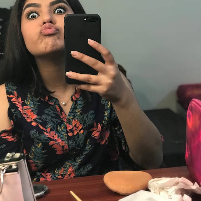 Nidhi Bhanushali Makes Hilarious Pout As She Takes Mirror Selfie
