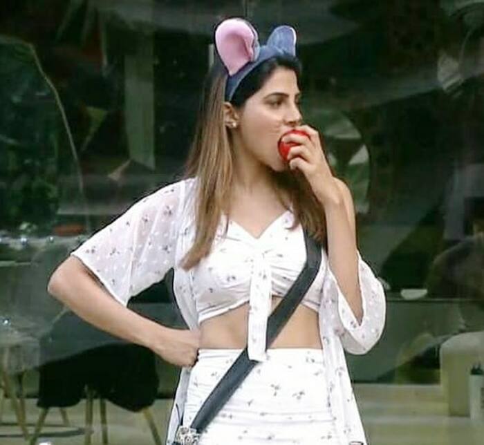 Nikki Tamboli loves floral outfit