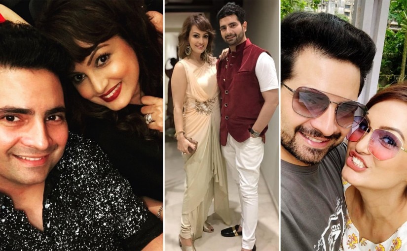 Karan Mehra And Nisha Rawal Reception