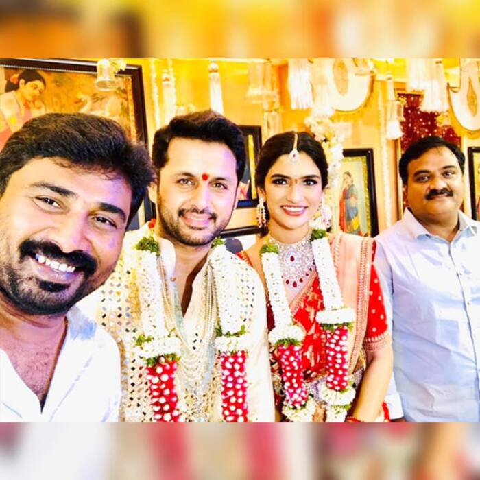 Nithiin Reddy Shalini Engagement Pics Are Beautiful