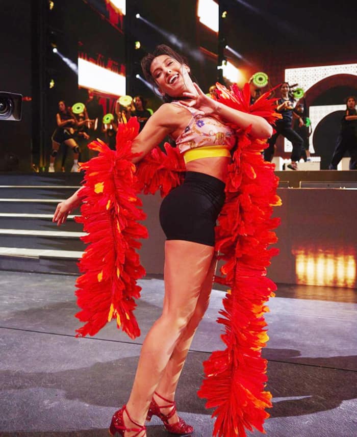 Nora Fatehi Sizzles in Bold Crop-Top And Black Shorts During Dance ...