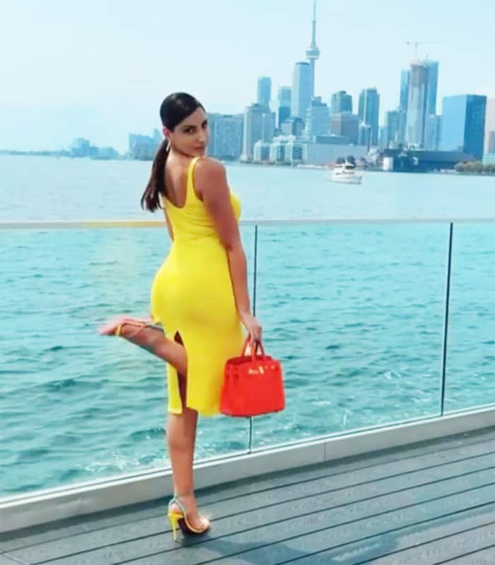 Nora Fatehi Stuns Fans With Her Yellow Dress