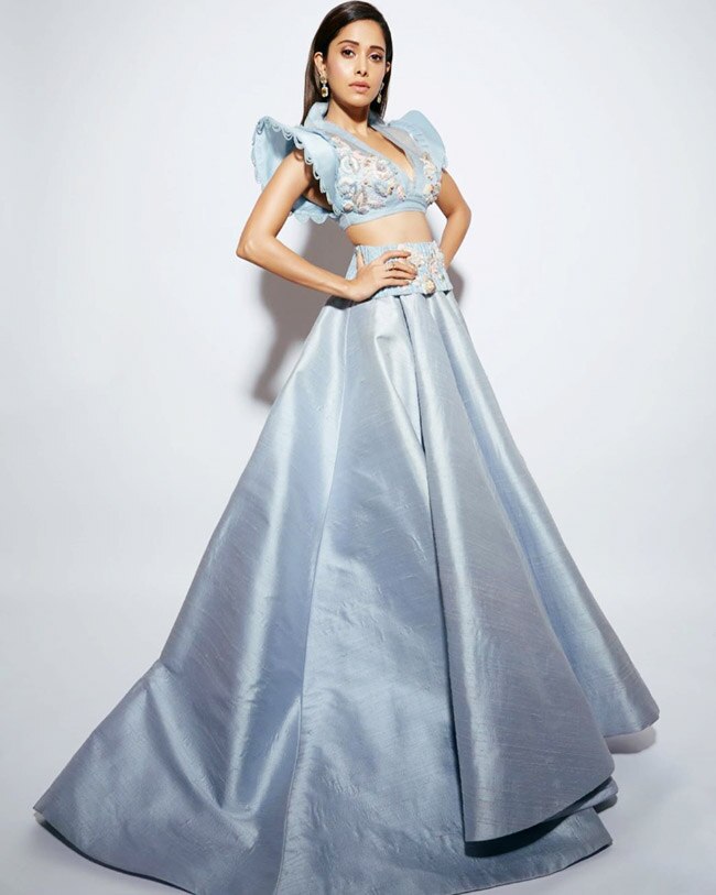 Nushrat Bharucha Looks Drop Dead Gorgeous in Ice Blue Dress