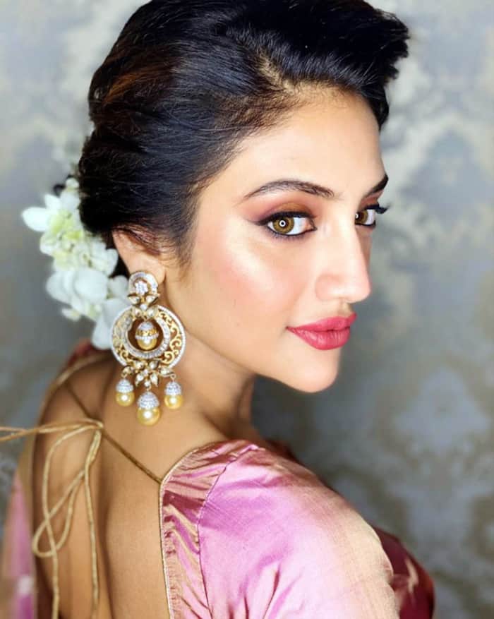 Nusrat Jahan Rocks Ethnic Attire