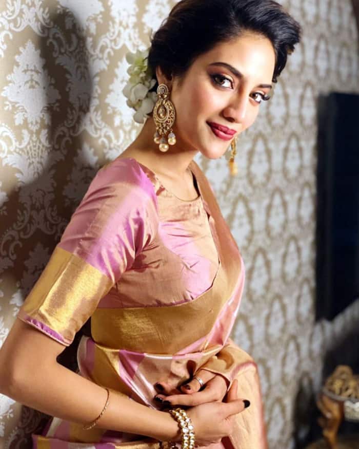 Nusrat Jahan Flaunts Her Sexy Back