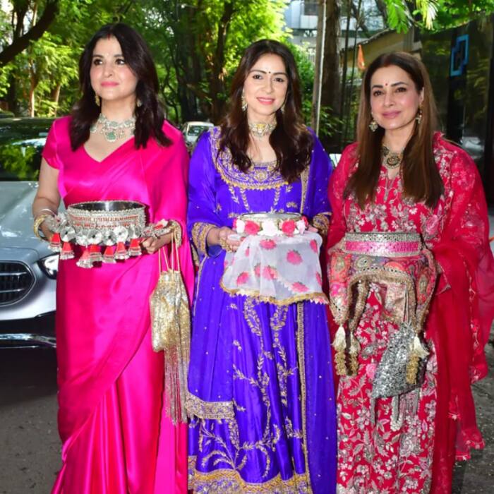 Bollywood Wives Celebrated Karwa Chauth in Style