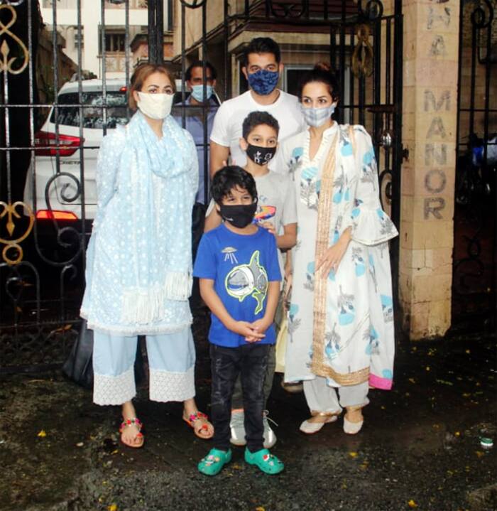 Malaika Arora Celebrates Onam 2020 With Amrita Arora And Family ...