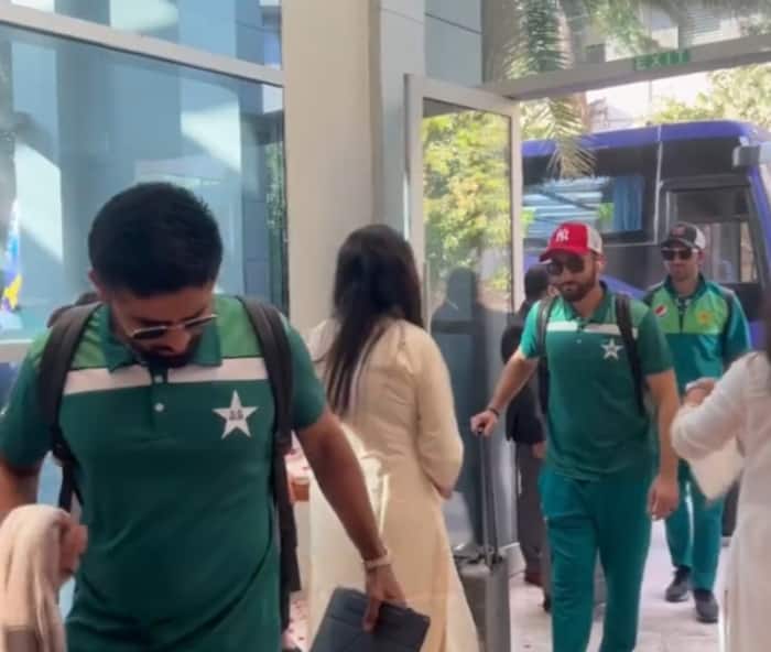 PHOTOS | Pakistan Cricket Team Arrive In Ahmedabad For India Clash