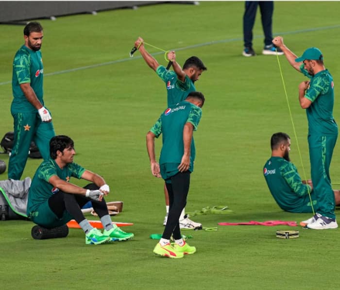 PICS | Pakistan Cricket Team Sweat It Out In Nets Ahead Of India Clash