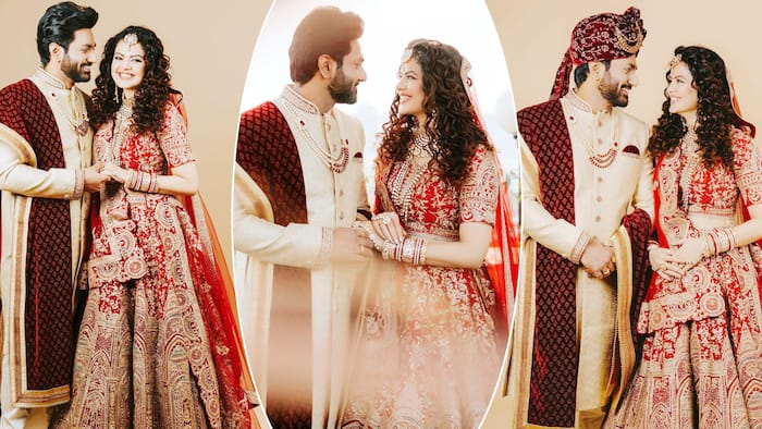 Palak Muchhal Brings Red Back in Vogue With Her Gorgeous Bridal Lehenga ...
