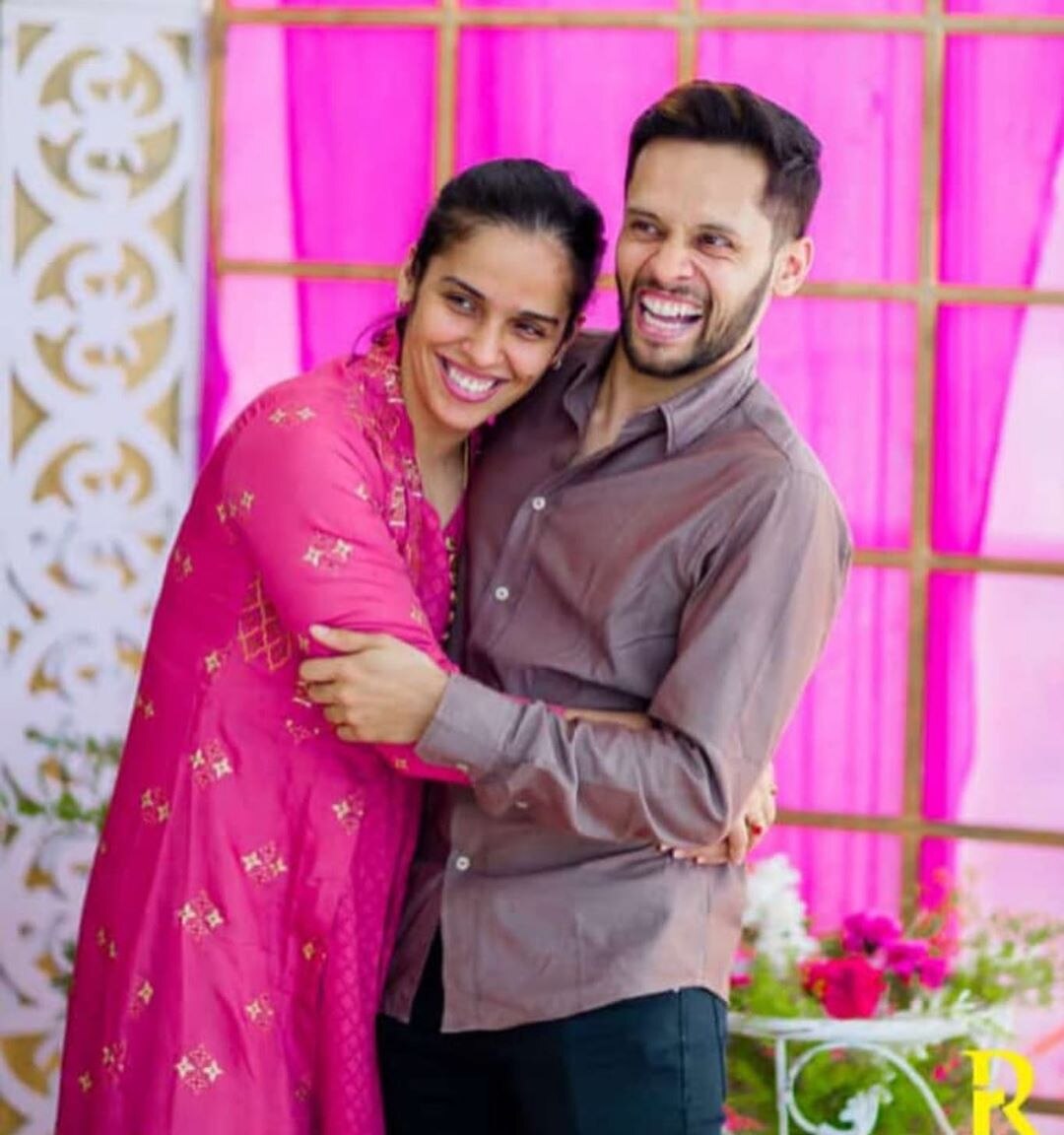Saina Nehwal With Husband Parupalli Kashyap