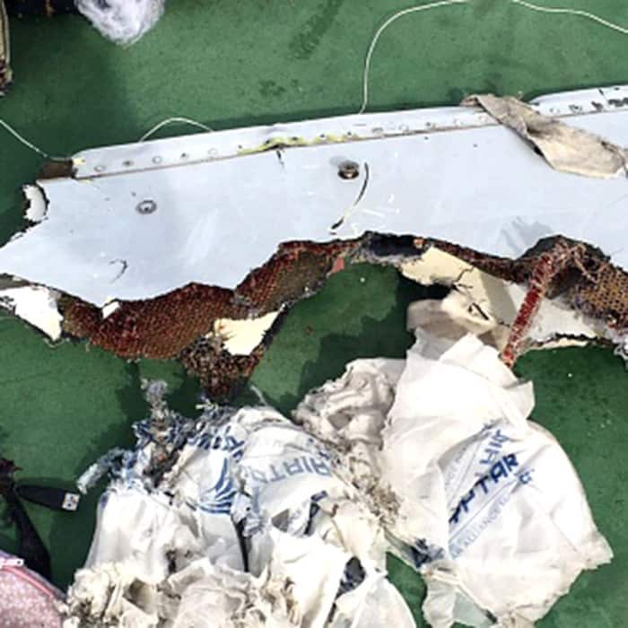 First images of debris from crashed EgyptAir Flight 804