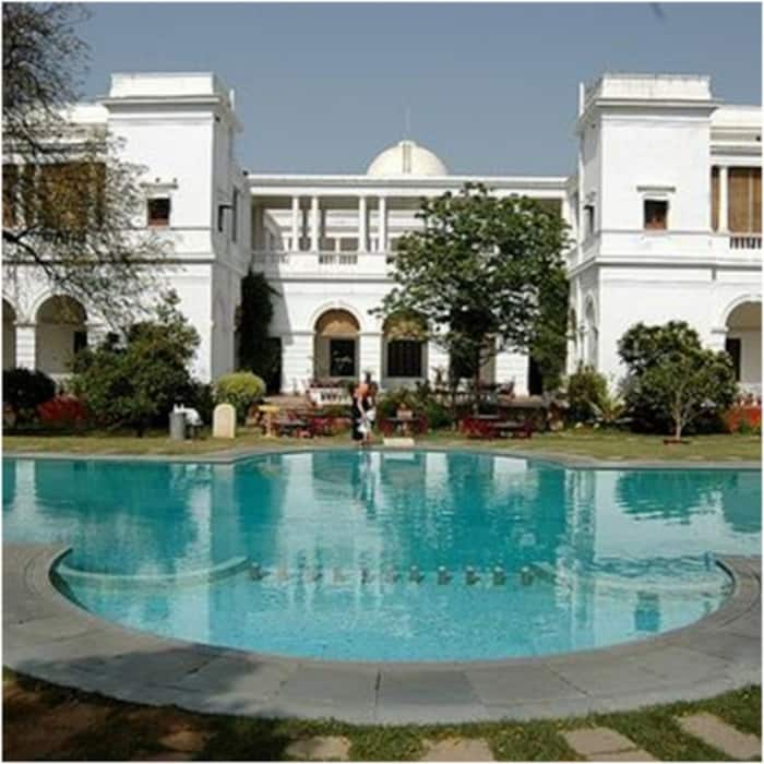 Pataudi Palace's huge swimming pool