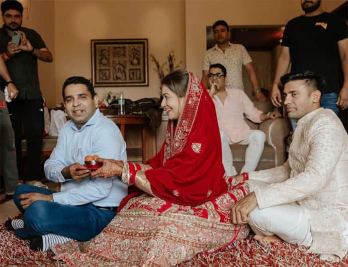 Newlyweds Payal Rohatgi-Sangram Singh Perform Post Wedding Rituals With ...