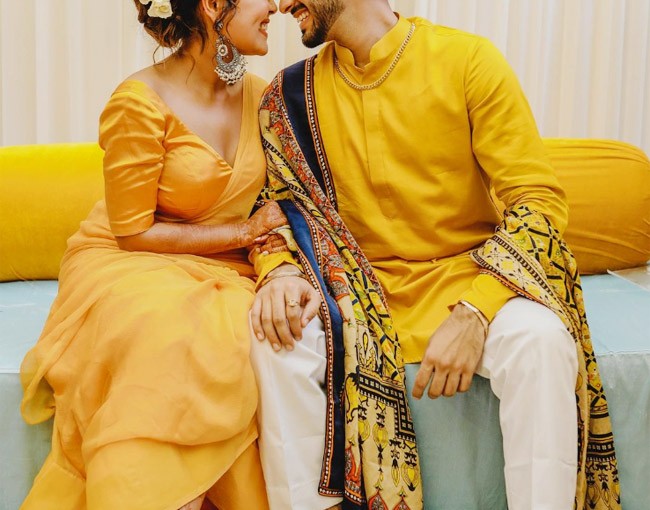 Photos from Neha Kakkar's Haldi ceremony goes viral