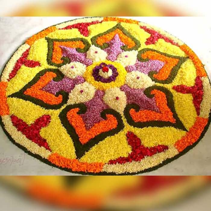 9 beautiful designs of Pookalam you can brighten up your Onam ...