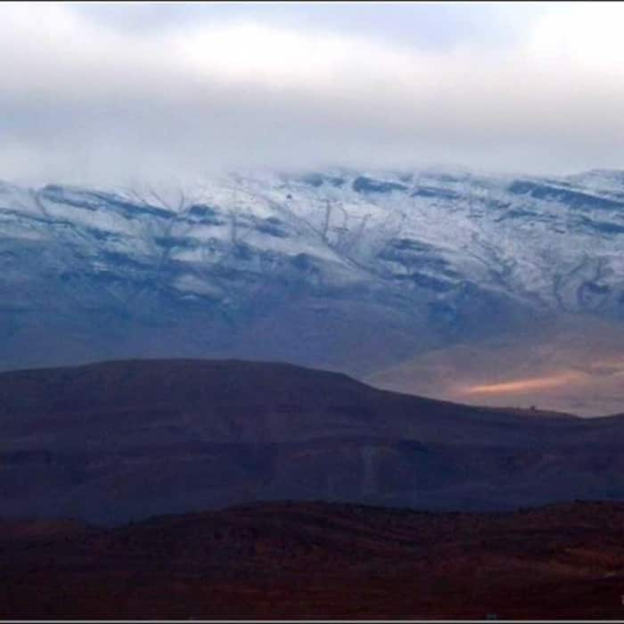 Snowfall in Sahara desert after 40 years, see stunning pictures