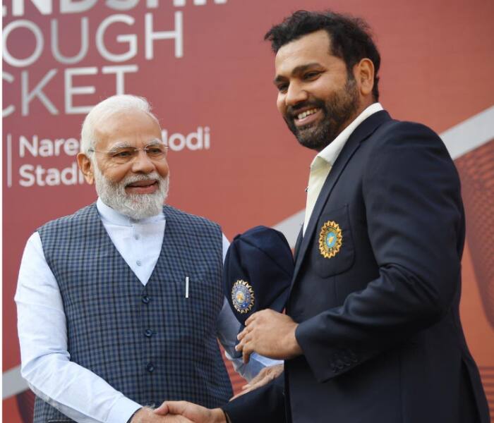 PM Narendra Modi Grace Motera Stadium Ahead Of IND vs AUS 4th Test | PICS