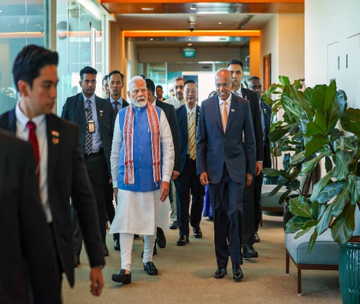 In Photos: PM Modi In Singapore