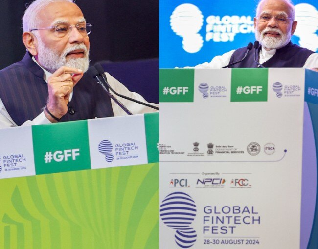PM Modi at Global FinTech Fest 2024