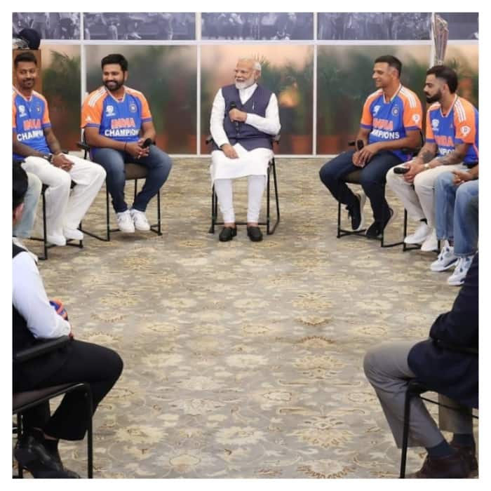 PM Modi Meets T20 World Cup-Winning Indian Team In Delhi - In Pictures