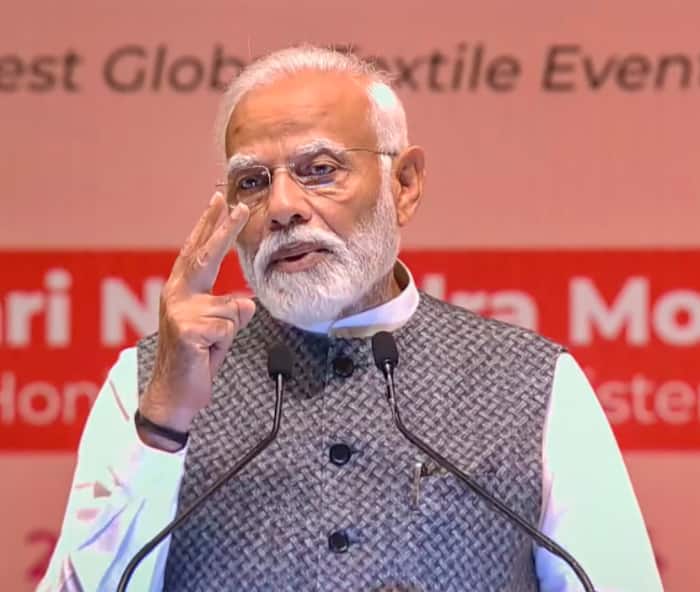 In Pics: PM Modi Inaugurates Bharat Tex 2024 at Bharat Mandapam