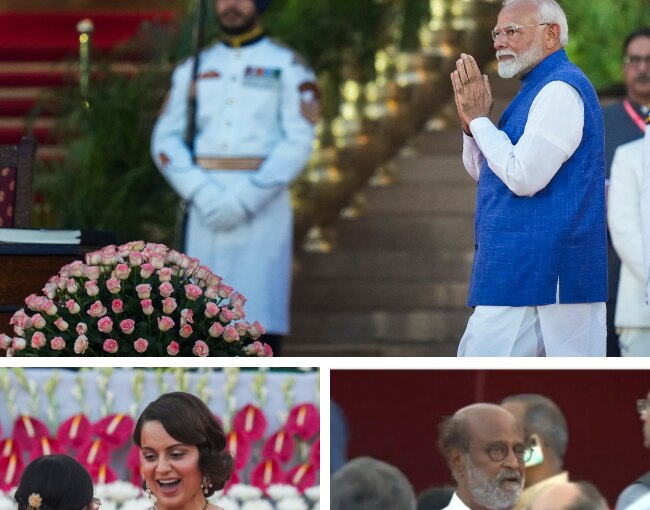 PM Narendra Modi's Oath-Taking Photos: Shah Rukh Khan to Akshay Kumar ...