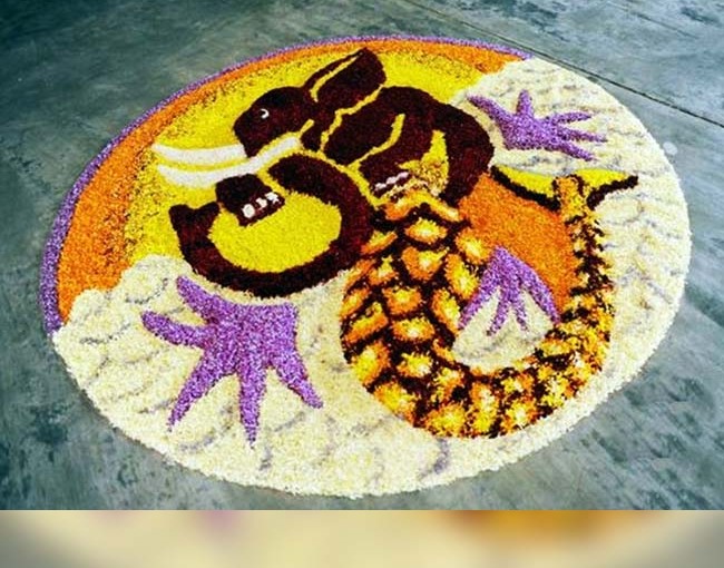 9 beautiful designs of Pookalam you can brighten up your Onam ...