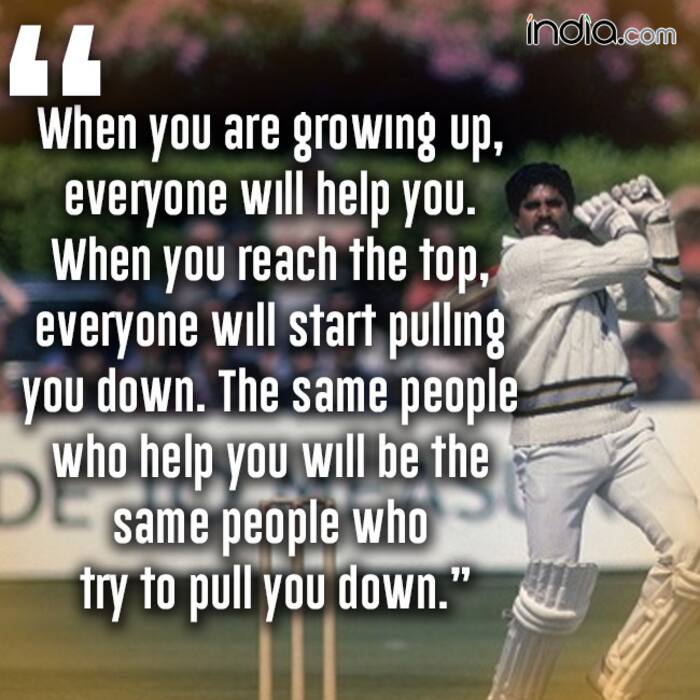 10 inspirational quotes by Kapil Dev that will make your day!