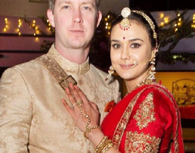 Finally, we have the wedding pics of Preity Zinta and Gene Goodenough