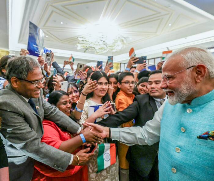 Prime Minister Narendra Modi Arrives In Moscow, Russia
