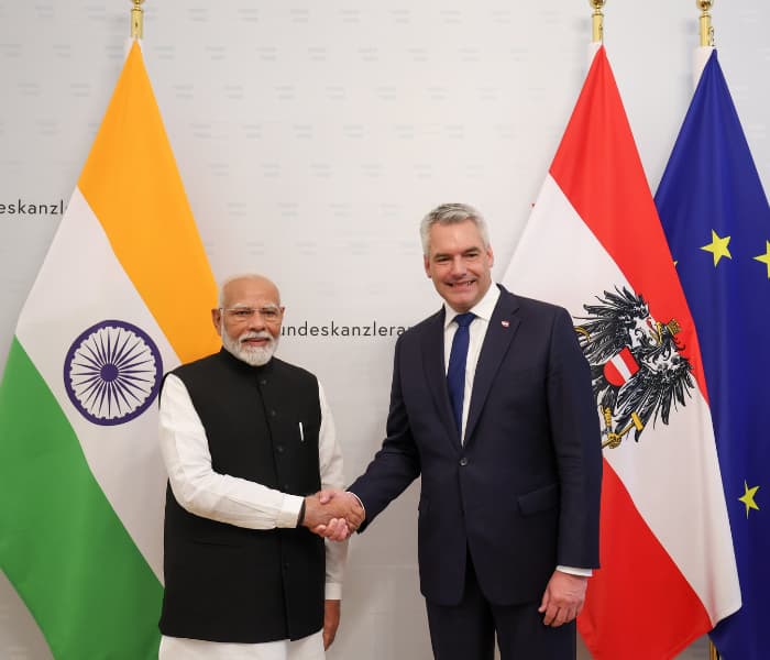Prime Minister Narendra Modi In Austria- In Pictures