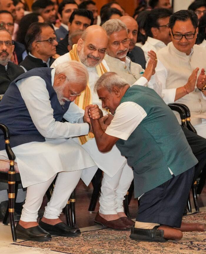 President Droupadi Presents Padma Awards 2024- InPics