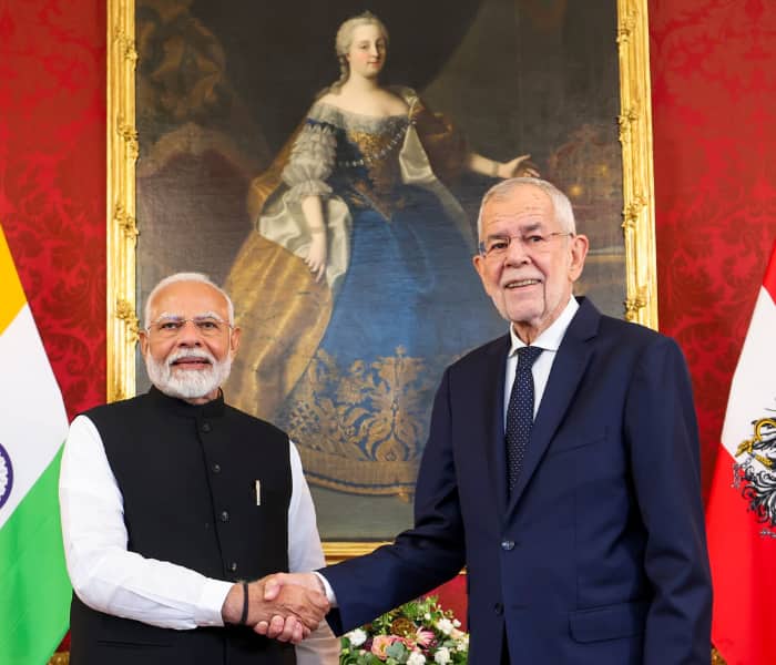 Prime Minister Narendra Modi In Austria- In Pictures