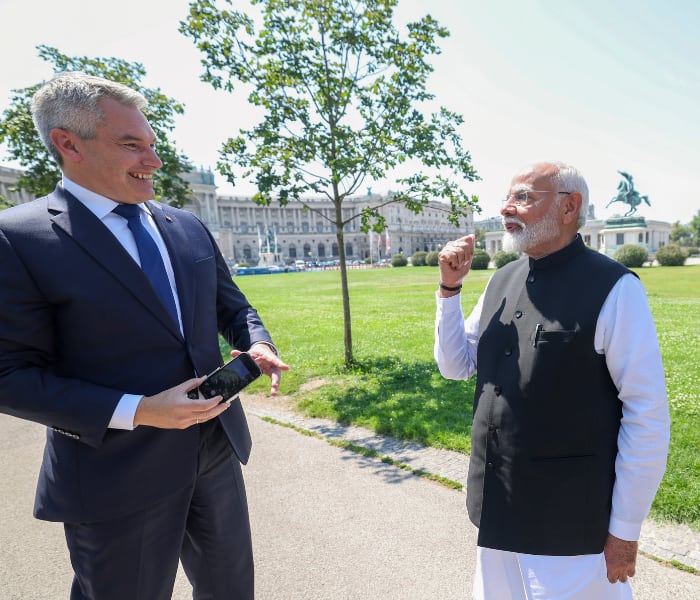 Prime Minister Narendra Modi In Austria- In Pictures