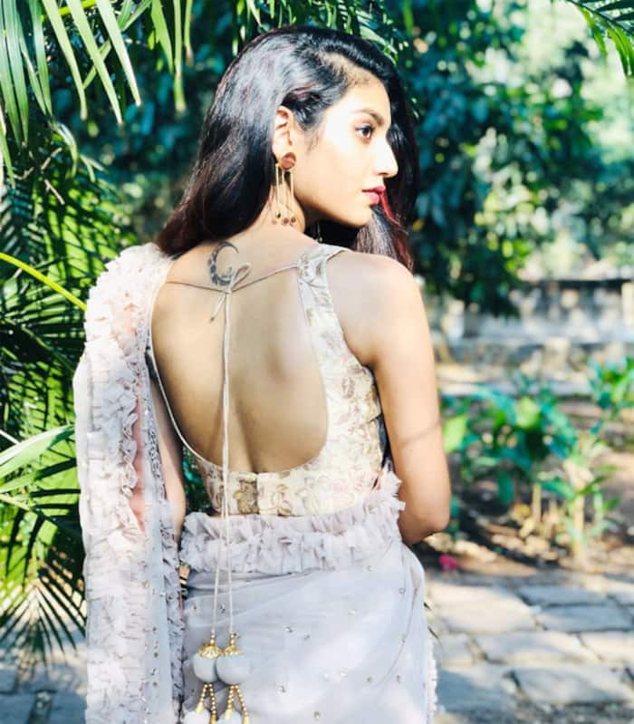 Priya Prakash Varrier's Saree Look