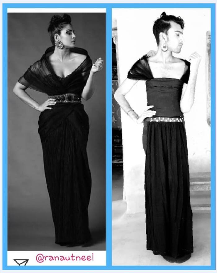 Aishwarya Rai on Neel Ranaut Look