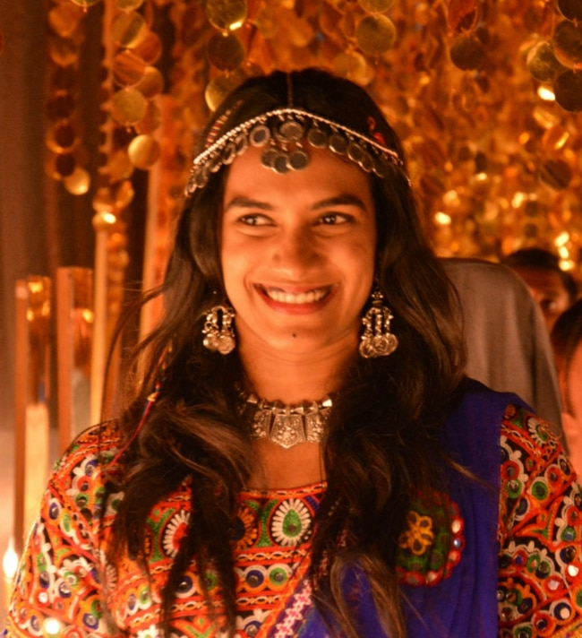 PV Sindhu Showcases Her Dancing Skills at Garba Night in Surat | SEE PHOTOS