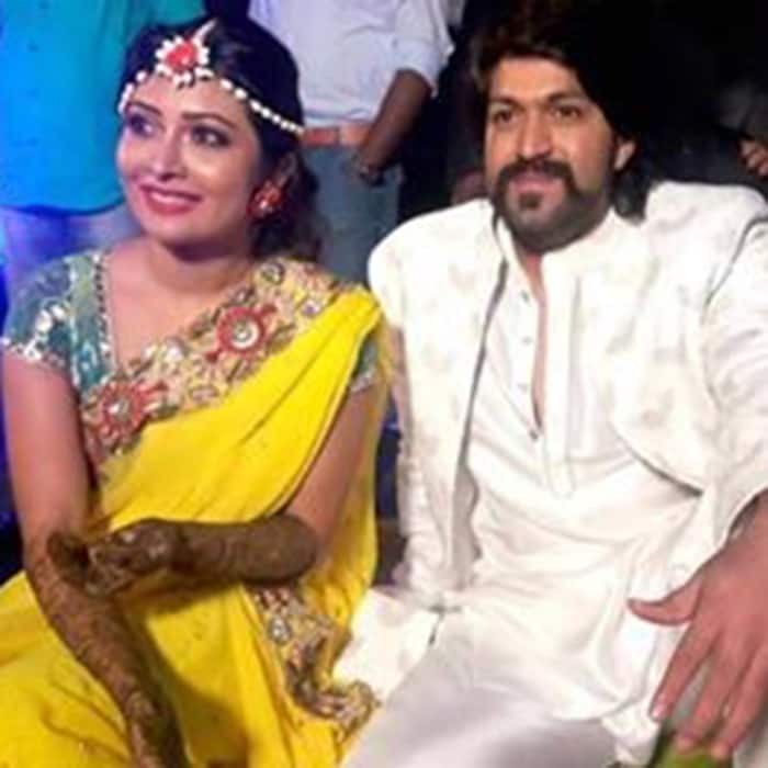 Actors Yash and Radhika Pandit’s sangeet and mehendi ceremony was like ...
