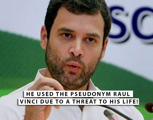 Rahul Gandhi used the name Raul Vinci due to threat to his life during ...