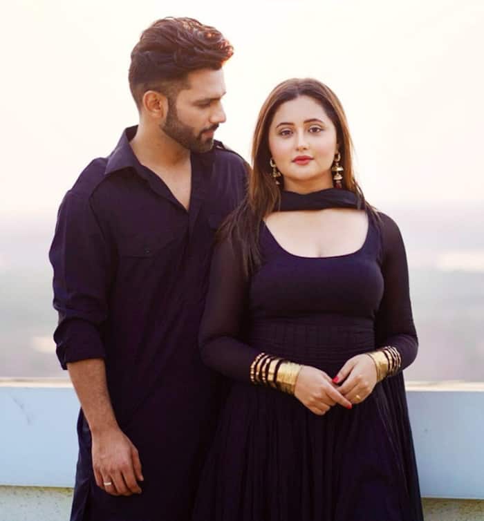 Rahul Vaidya Rashami Desai share big news with a pinch of suspense