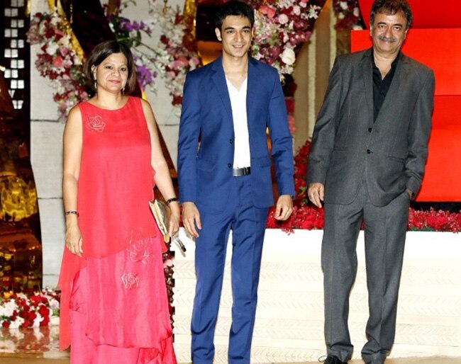 Rajkumar Hirani with family at Akash Ambani and Shloka Mehta’s ...
