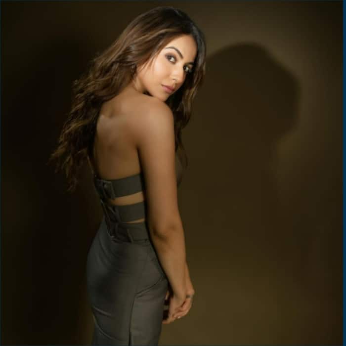 Rakul Preet Singh's Corset-Dungaree Top and Skirt Exudes Uber Cool ...