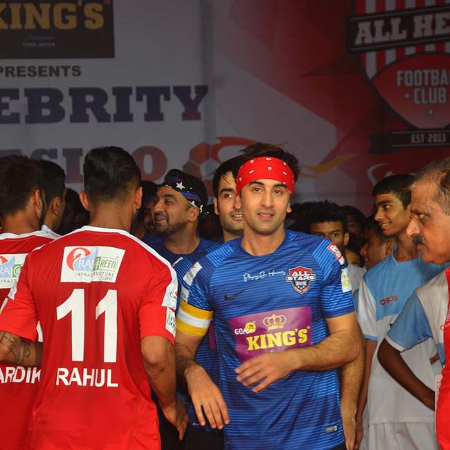 Amitabh Bachchan attends Celebrity Soccer match