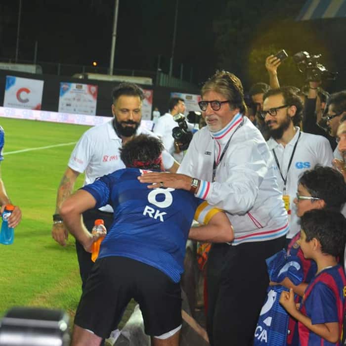 Sameer Dattani attends Celebrity Soccer match