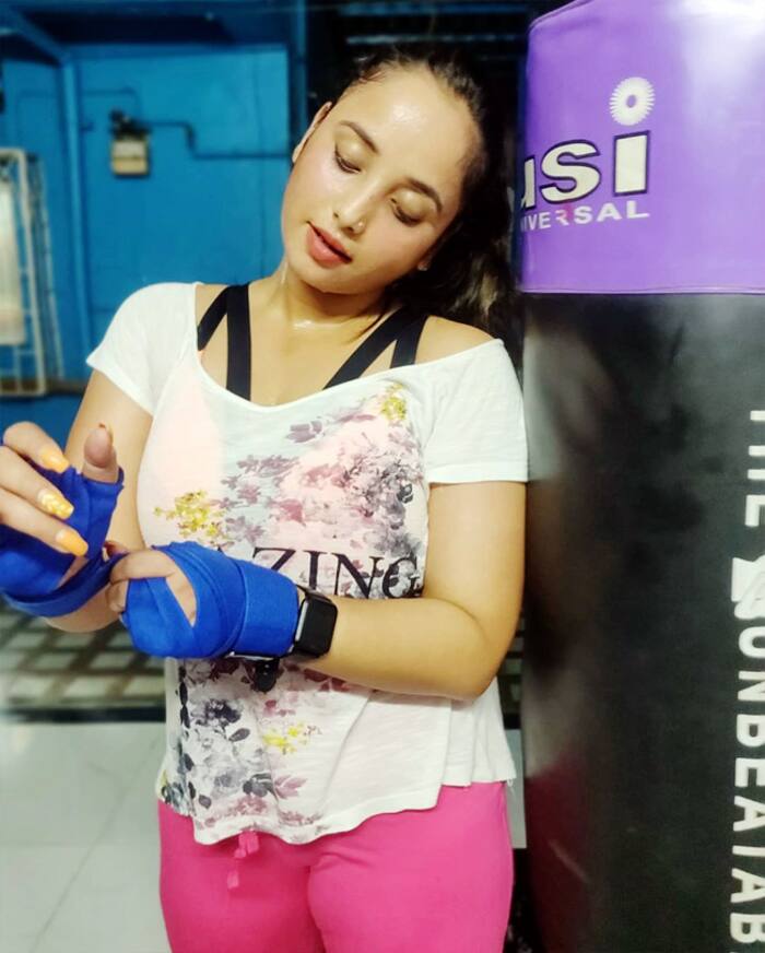 Rani Chatterjee Seems Ready to Knock Out
