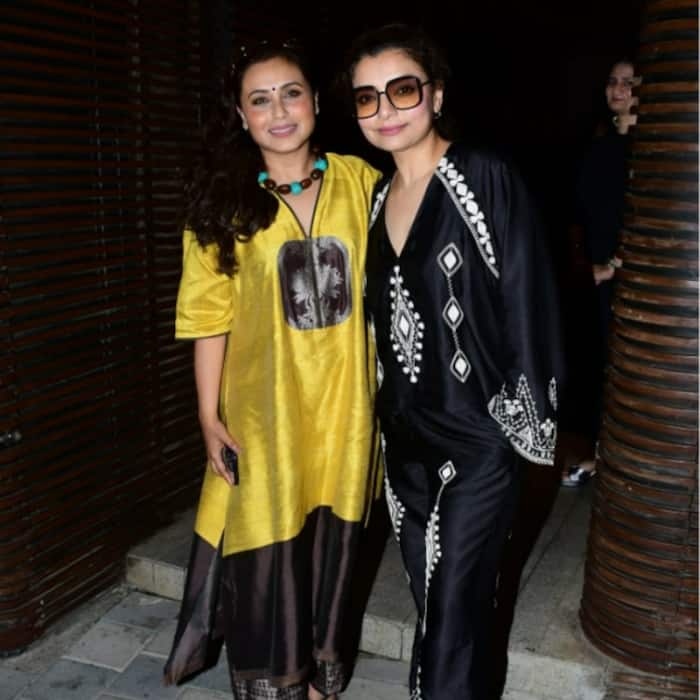 Rani Mukerji Wears a Bold Yellow Silk Kurta With Brown Palazzo And We ...