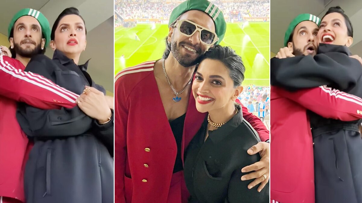 Ranveer Singh Says 'Asli Trophy Toh Mere Paas Hai' as He Hugs Deepika Padukone During FIFA World ...
