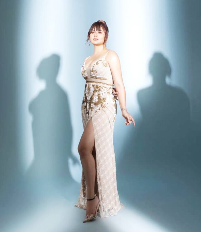 Rashami Desai Goes Bold In Plunging Neckline High-Slit Gown, See Latest ...